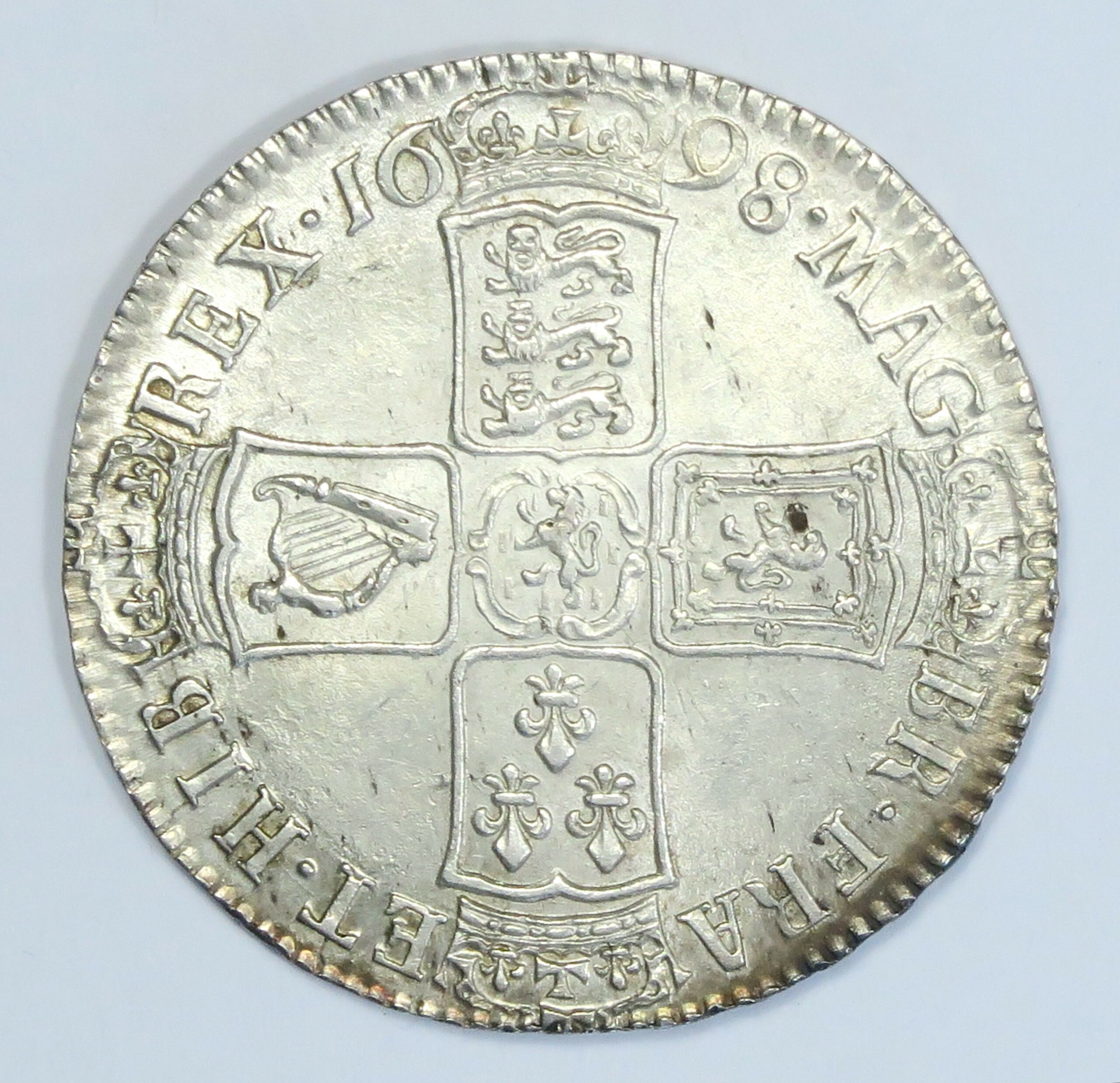 William III Halfcrown 1698 - colonialcollectables buying and selling ...