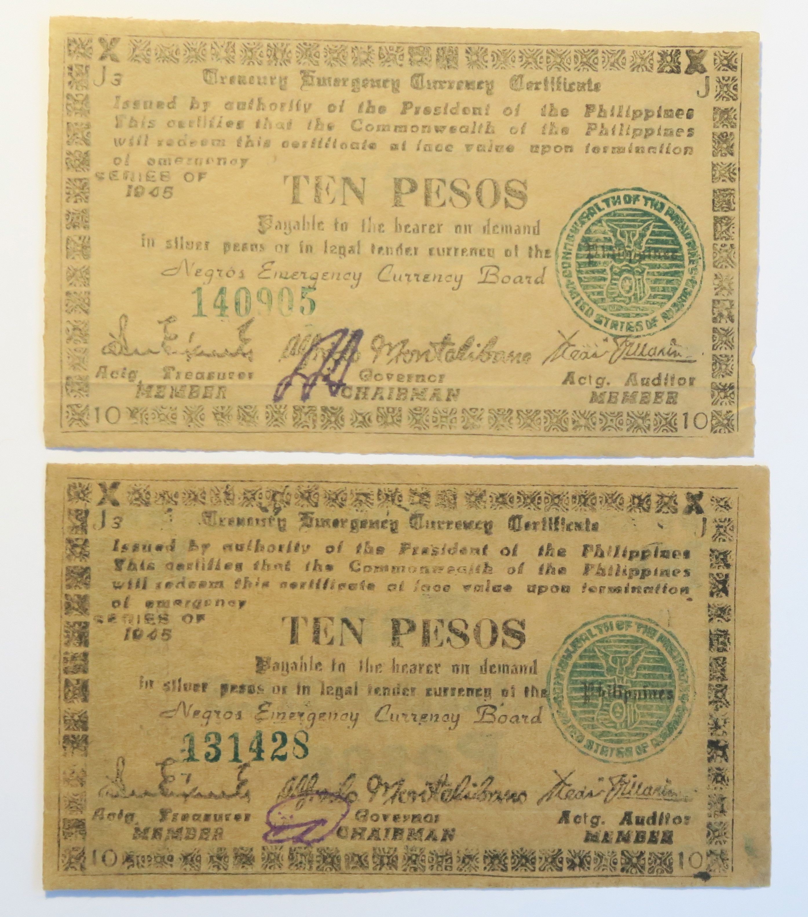 Military Notes - colonialcollectables buying and selling coins medals ...