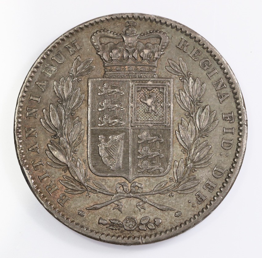 1847 Crown XI. - colonialcollectables buying and selling coins medals ...
