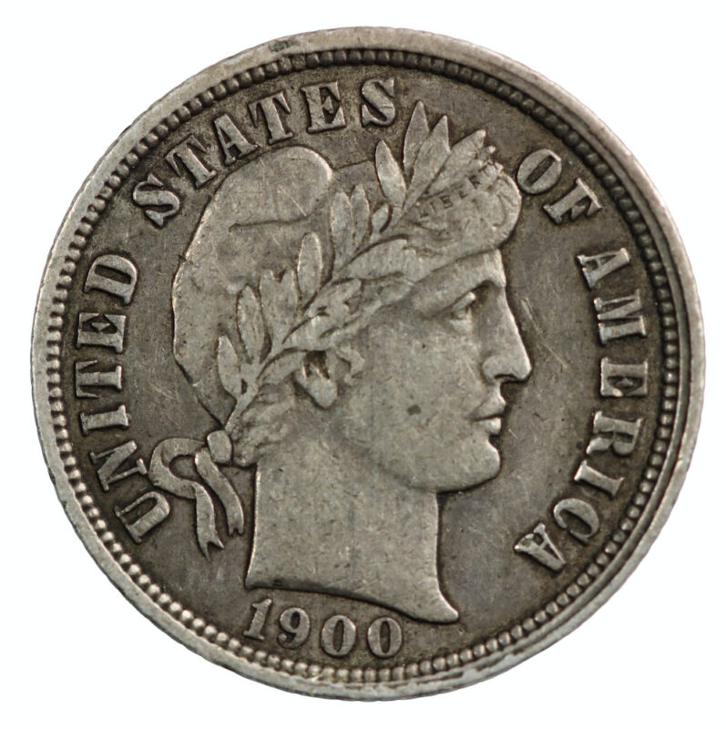 Barber Dime 1900o, scarce date. PCGS. - colonialcollectables buying and ...