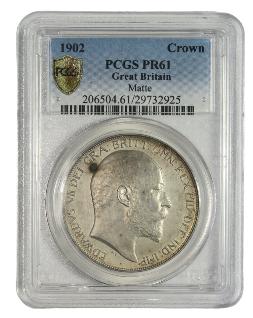 Edward VII, Matt Proof Crown 1902. - colonialcollectables buying and ...