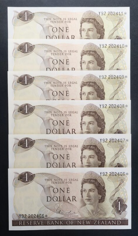 $1 Star Notes Hardie type 1, Y92* - colonialcollectables buying and ...