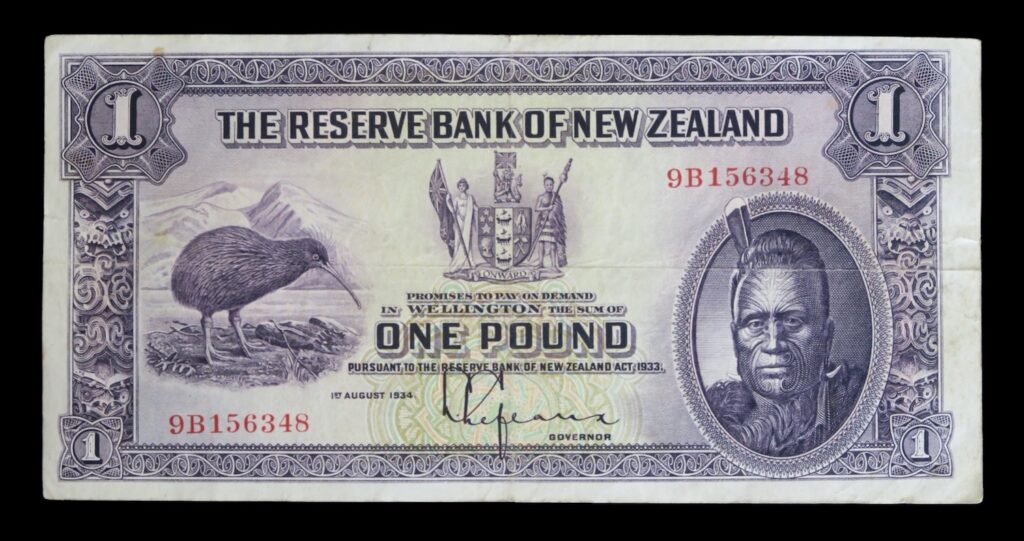 One Pound 1934, 9B prefix - colonialcollectables buying and selling ...