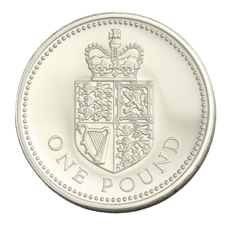 British One Pound 1988, Silver Proof. Sold. - colonialcollectables ...