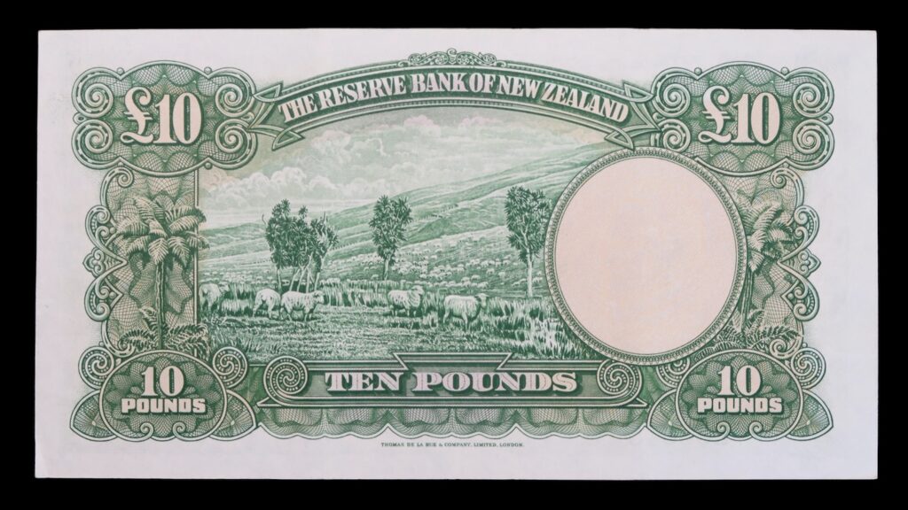 Ten Pounds, Hanna 1/F, aEF - colonialcollectables buying and selling ...