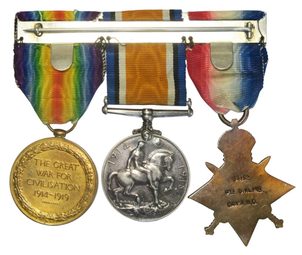 World War One Medals, Canadian Army Medical Corps ...