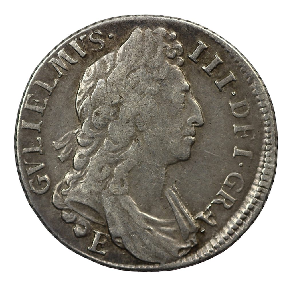 William III 1696E Shilling. - colonialcollectables buying and selling ...