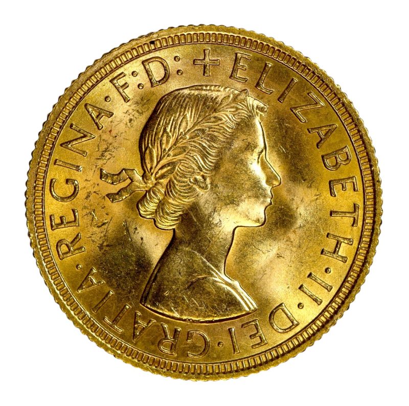 Queen Elizabeth II, 1958 Sovereign. Sold. - colonialcollectables buying ...