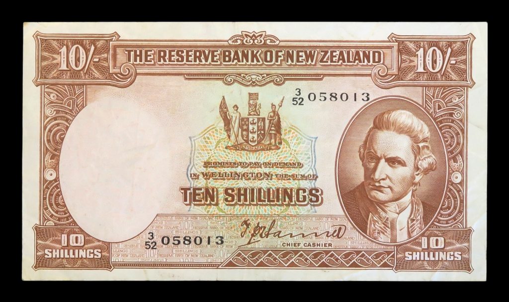 Ten Shillings 1952, Hanna Signature, Fine. Sold. - colonialcollectables ...