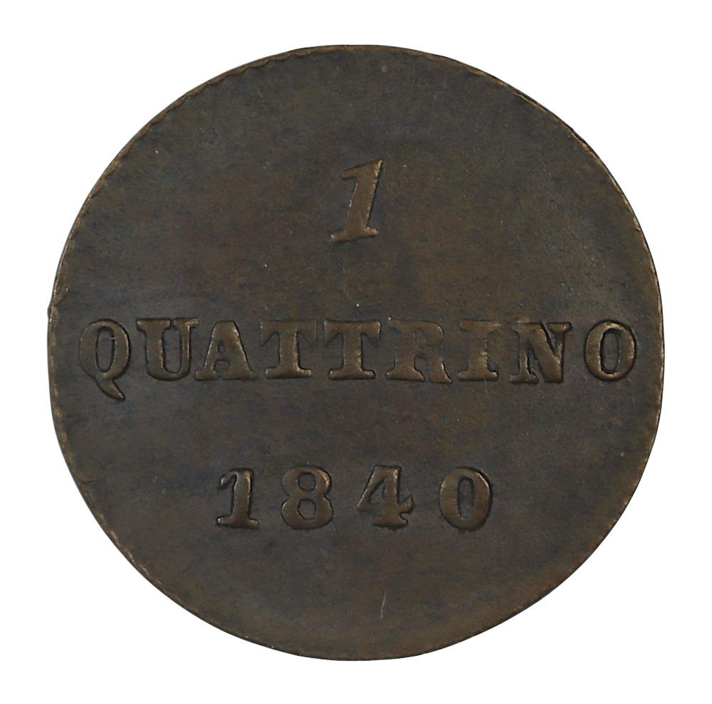 Tuscany 1840 Quattrino. - colonialcollectables buying and selling coins ...