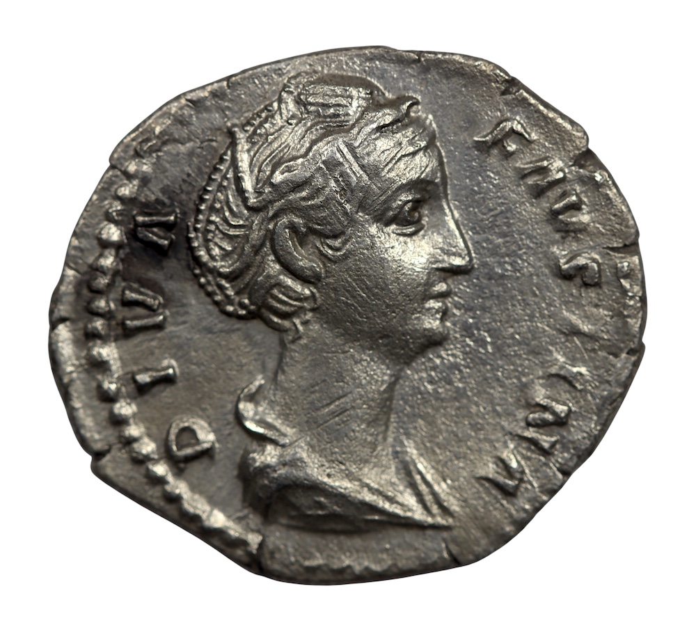 Diva Faustina, AR Denarius, Rome, - colonialcollectables buying and ...