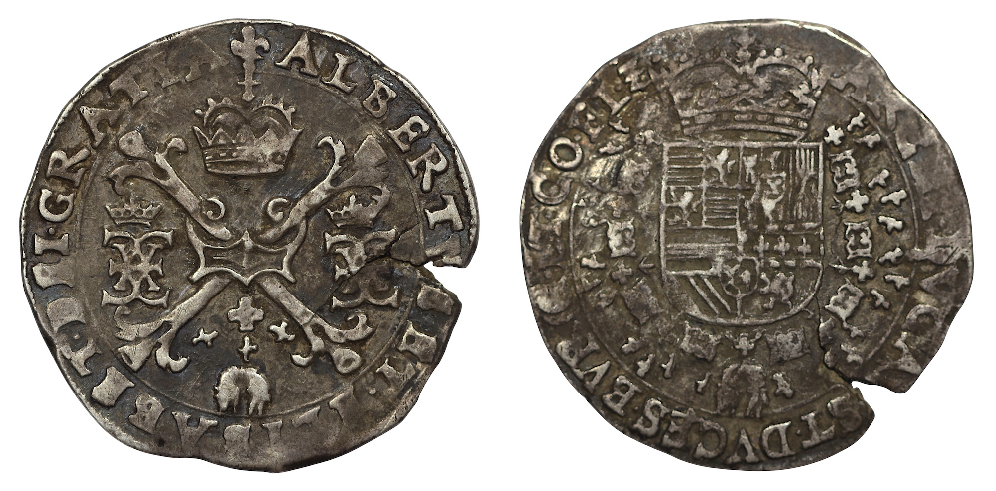 Albert & Isaballa, 1/4 Patagon, Flanders. - colonialcollectables buying ...