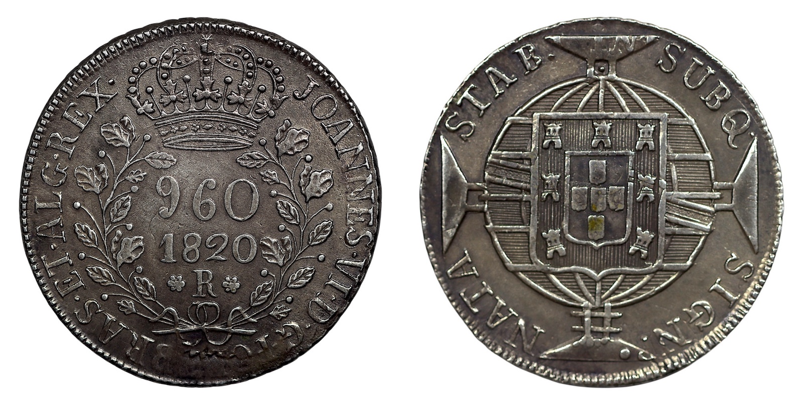 960 Réis - João VI, 1820 R. - colonialcollectables buying and selling ...