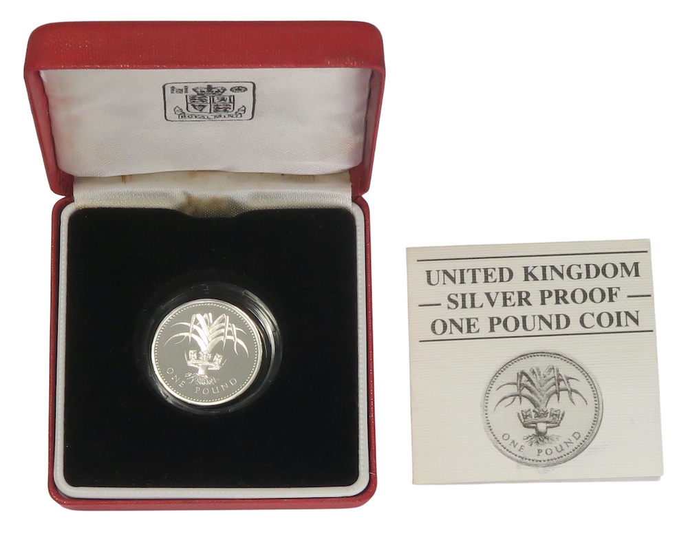 Welsh Silver Pound 1985. - colonialcollectables buying and selling ...