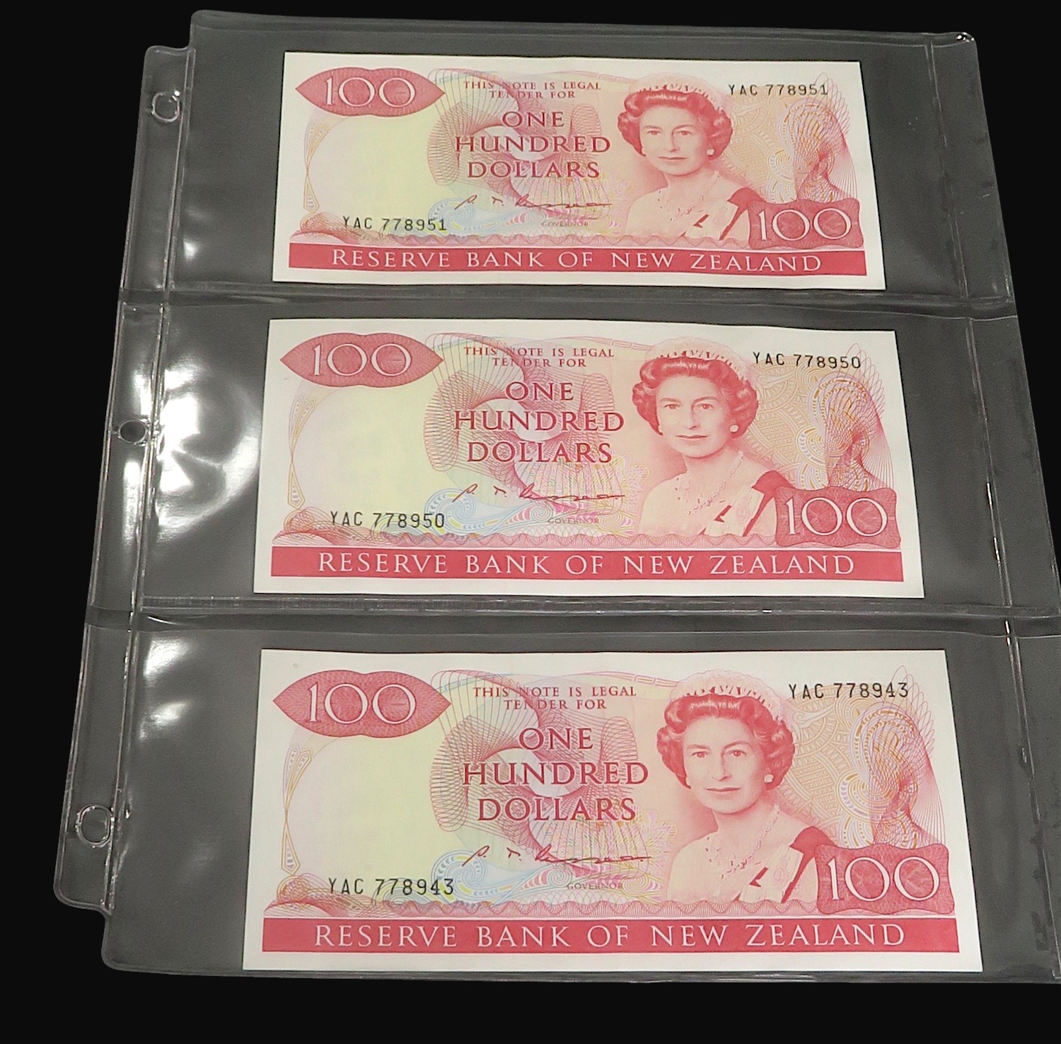 Banknotes pages for 3 notes. - colonialcollectables buying and selling ...