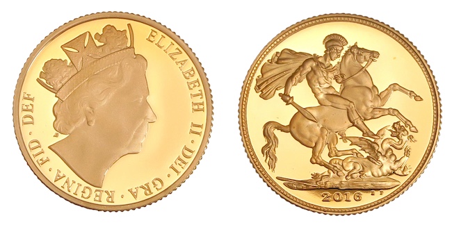 2016 Proof Sovereign, James Butler portrait. - colonialcollectables ...